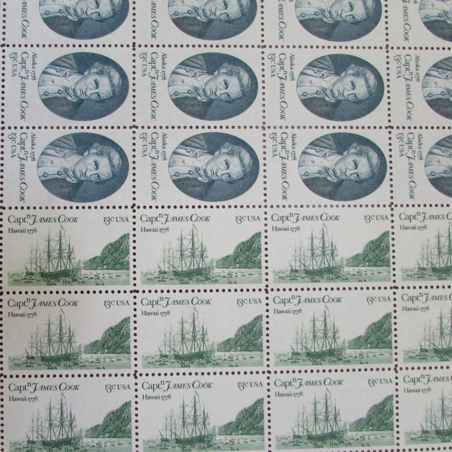 1978 Captain Cook Issue - Captain James Cook and Resolution and ...