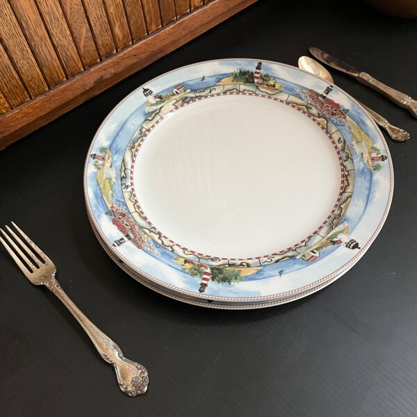 Lighthouse Dinnerware Set - Etsy
