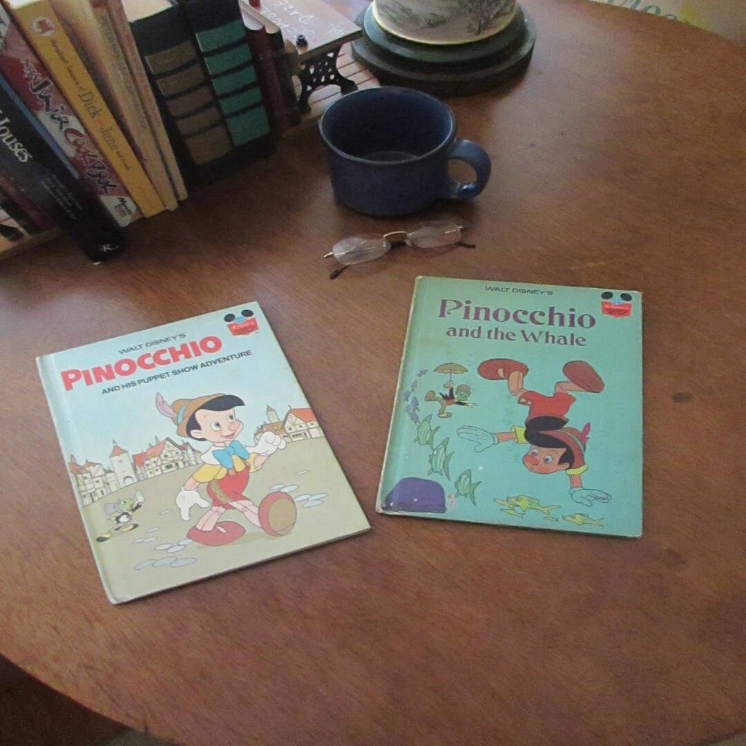 Pinocchio and Pinocchio and the Whale 2 Pinocchio Books From Disneys ...