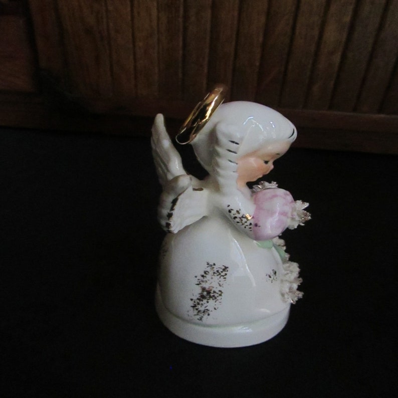 May Angel Figurine angel Holding Bouquet of May Flowers - Etsy