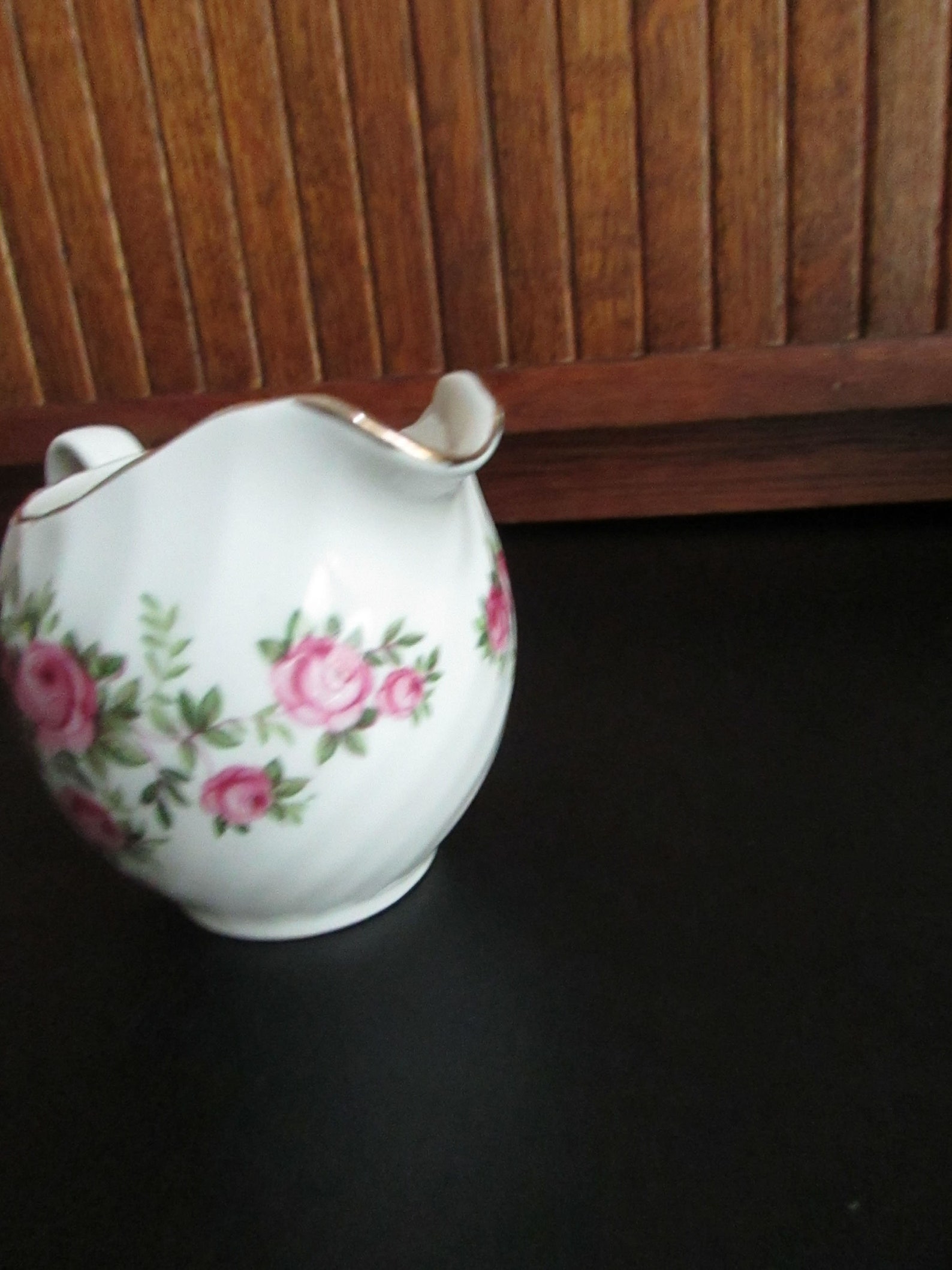 Small Pink Roses Creamer by Mayfair Made in England - Etsy