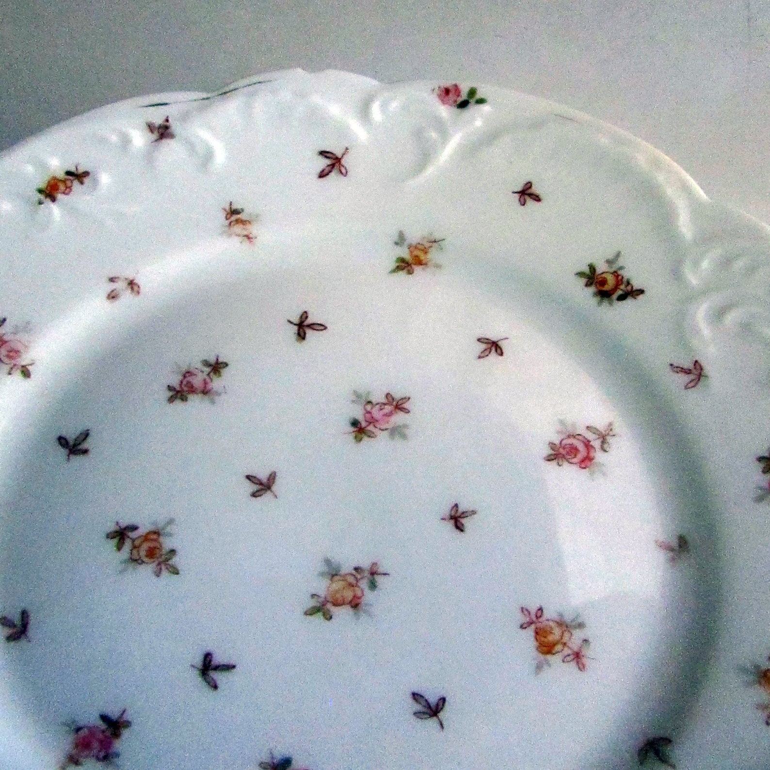 Pink & Yellow Roses Rosenthal Bread Butter Plates small Roses | Etsy