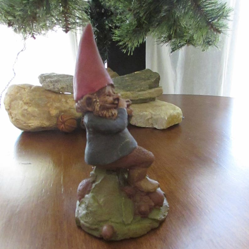 Pops Gnome Retired Tom Clark Gnome Sculpture Gnome Playing - Etsy