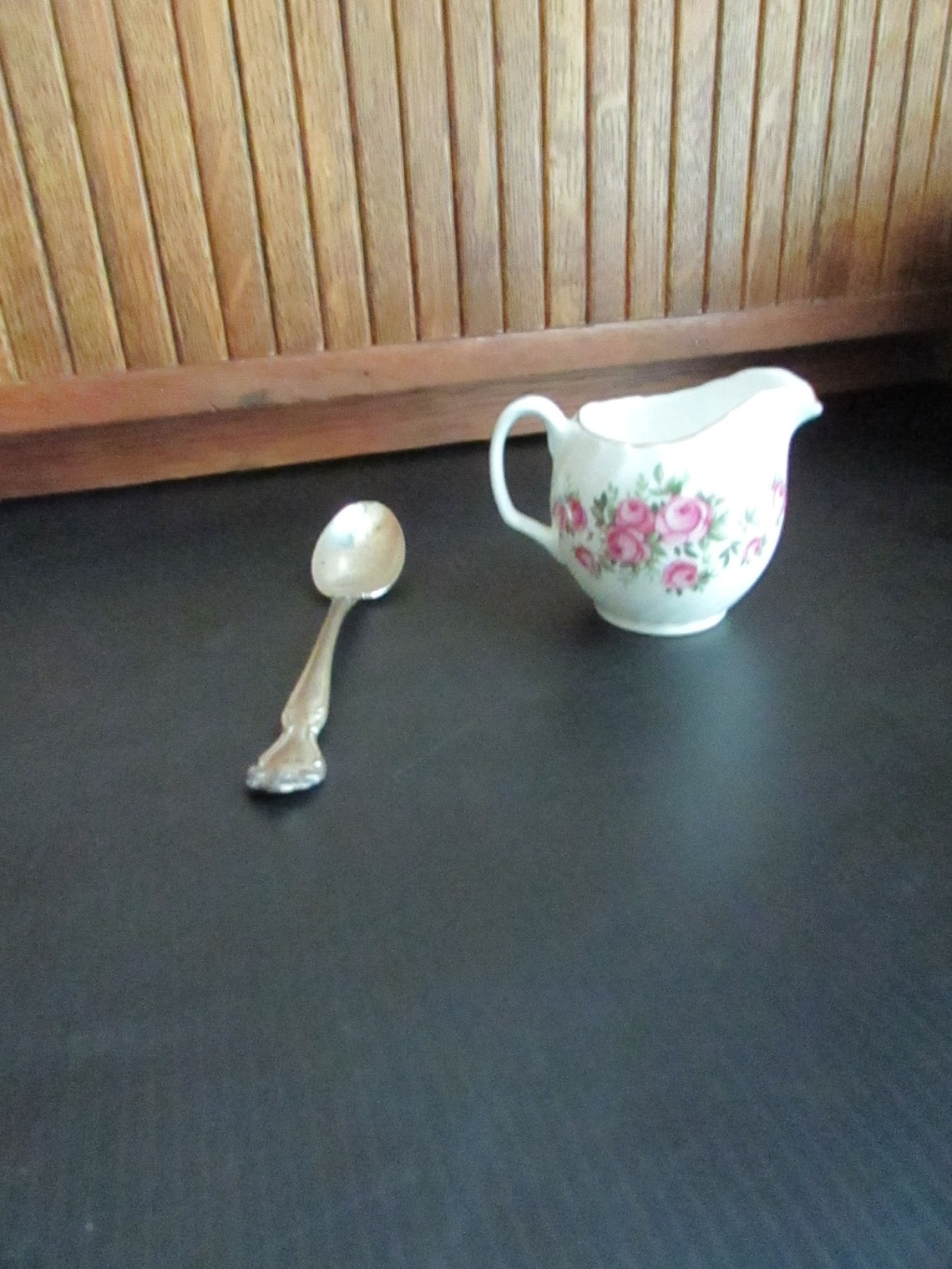 Small Pink Roses Creamer by Mayfair Made in England - Etsy