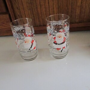 Pair of Pepsi Snowman OR Skating Santa Claus Glasses – 16 Ounce ...