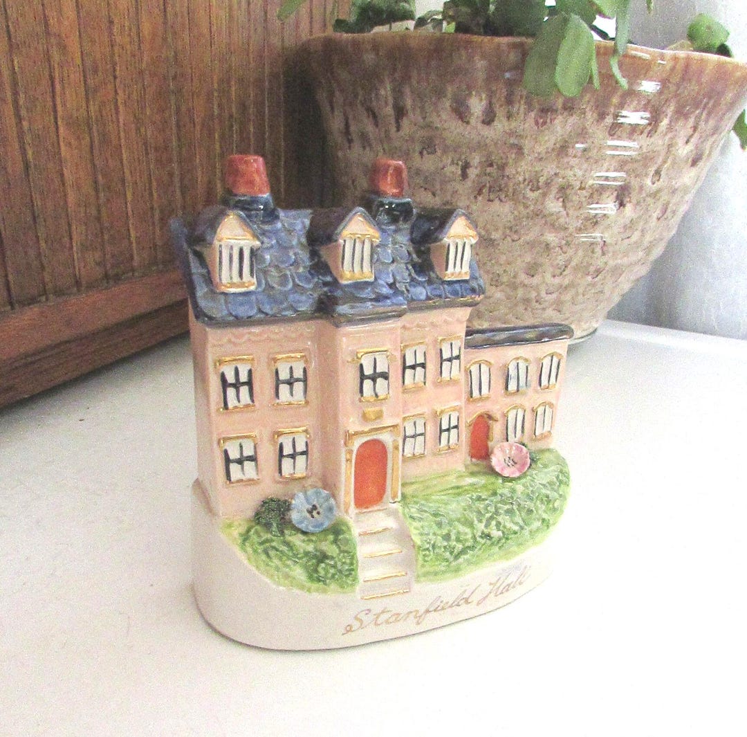 Antique Stanfield Hall Staffordshire Figurine - Porcelain Model ...