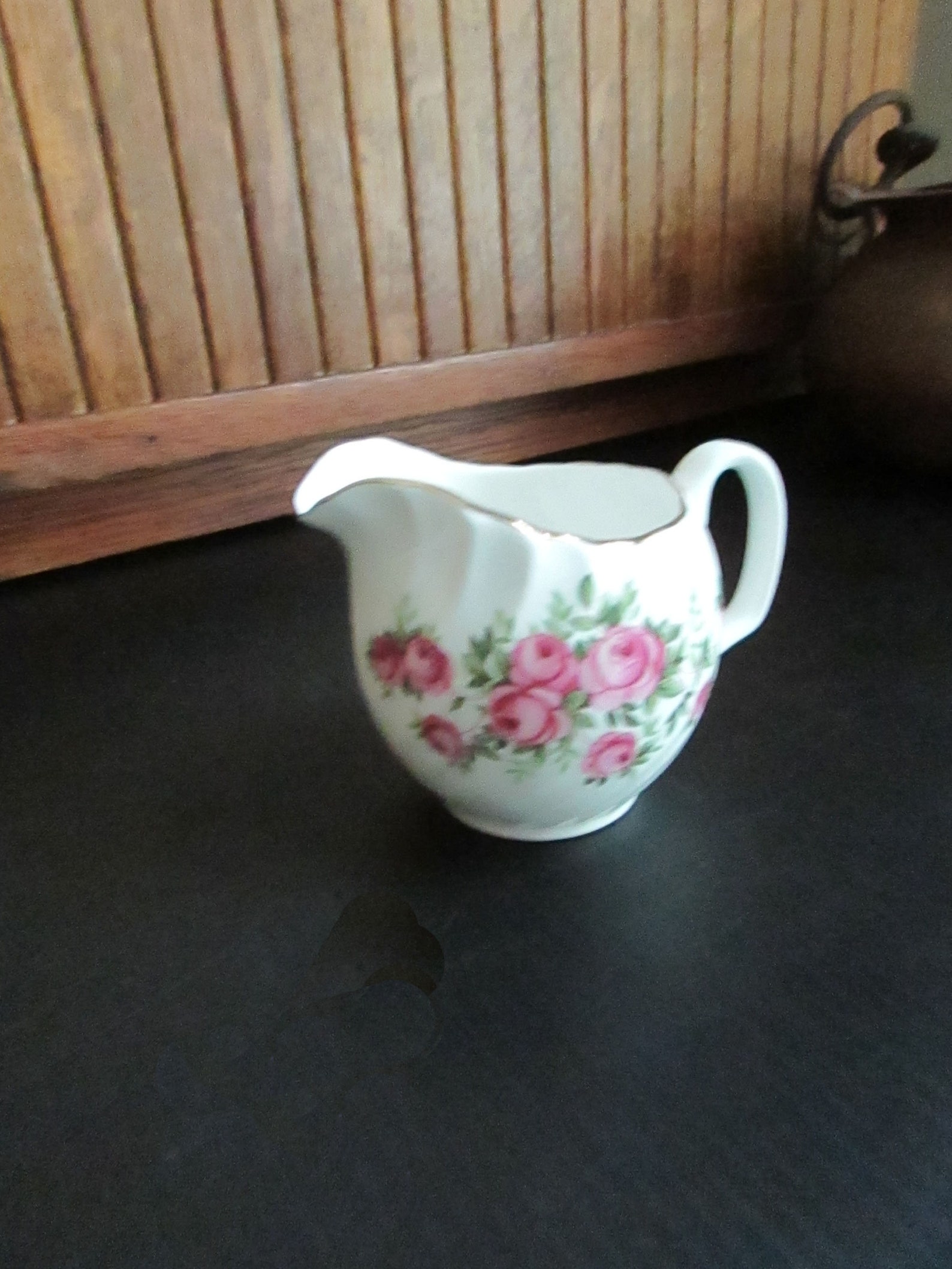 Small Pink Roses Creamer by Mayfair Made in England - Etsy