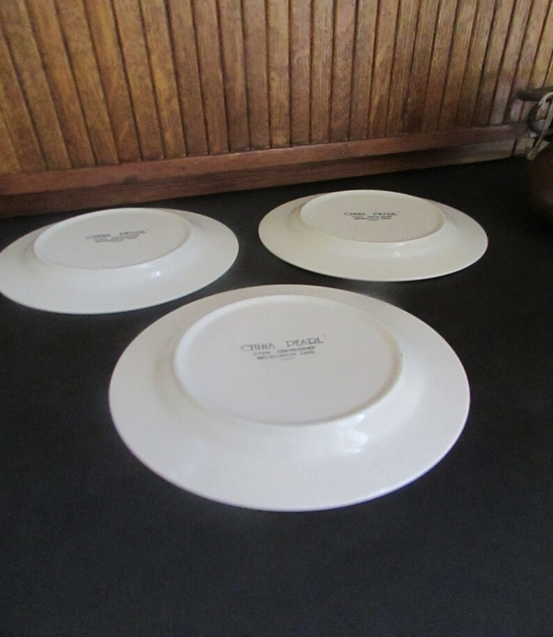 Yellow Sunflower /daisy Salad Plates Set of 4 Vintage - Etsy