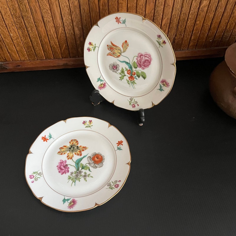 Floral China Plates - Etsy