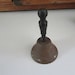 Rustic Rusted Metal Bell With Painted Wood Handle and Rope & Bolt ...