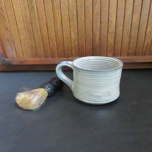 Pottery Shaving Mug - Etsy