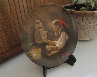The Ship Builder Collector Plate, Norman Rockwell Series - Etsy