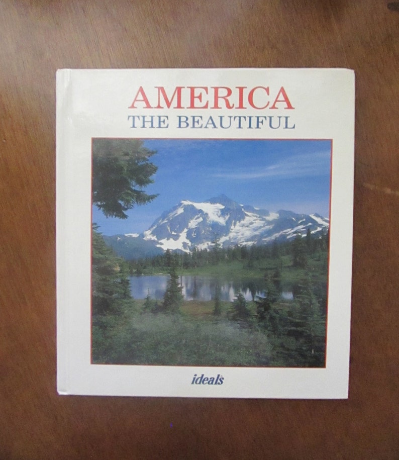 America the Beautiful Poetry Illustrations & Architecture - Etsy