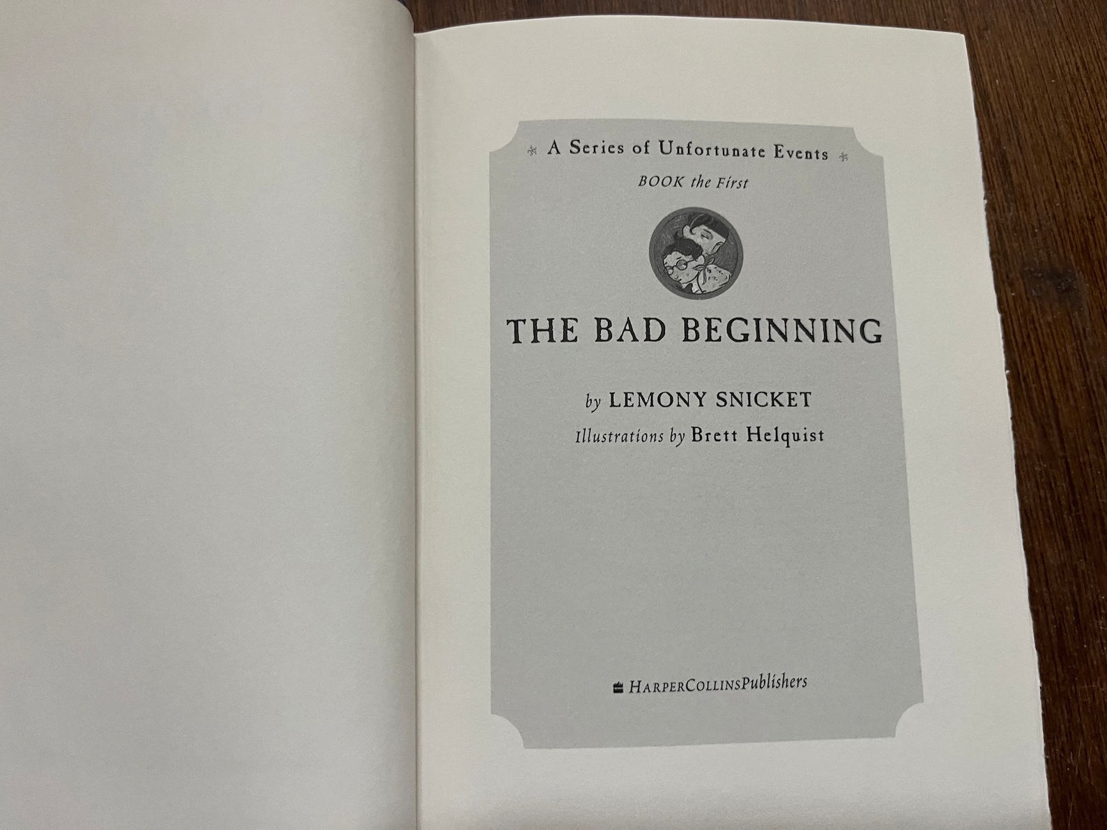 The Bad Beginning – Book 1– A Series of Unfortunate Events by Lemony ...