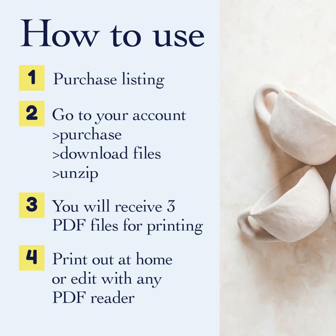 Printable Pottery Journal: Clay Notes, Ceramic Log (PDF) - Etsy