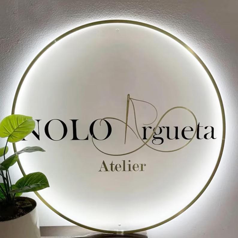 Custom Acrylic LED Business Logo Sign, Backlit Office Decore - Etsy