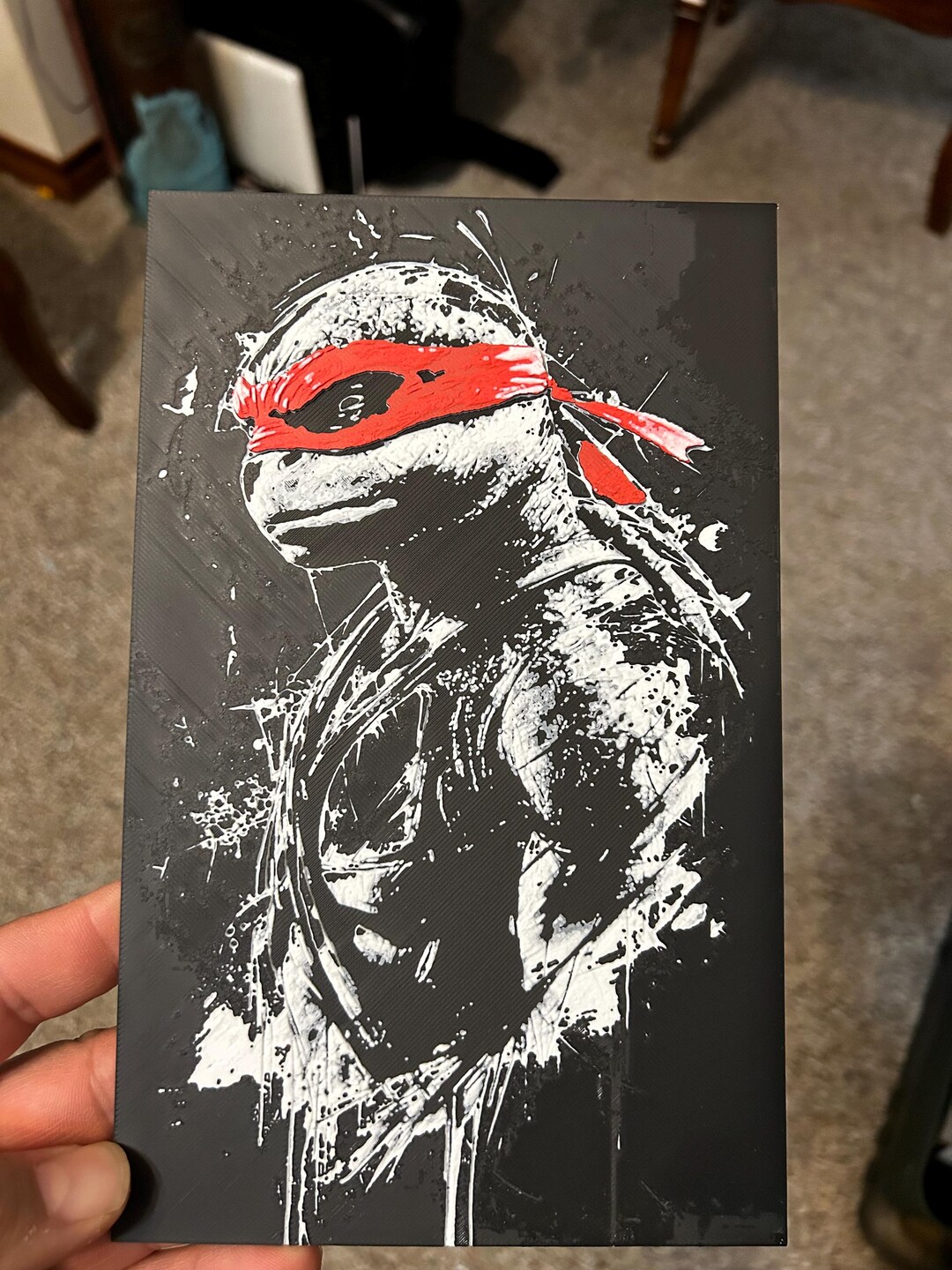 TMNT Fan Art - 3D Printed Art - Unique Gift for Fans -collectible ...