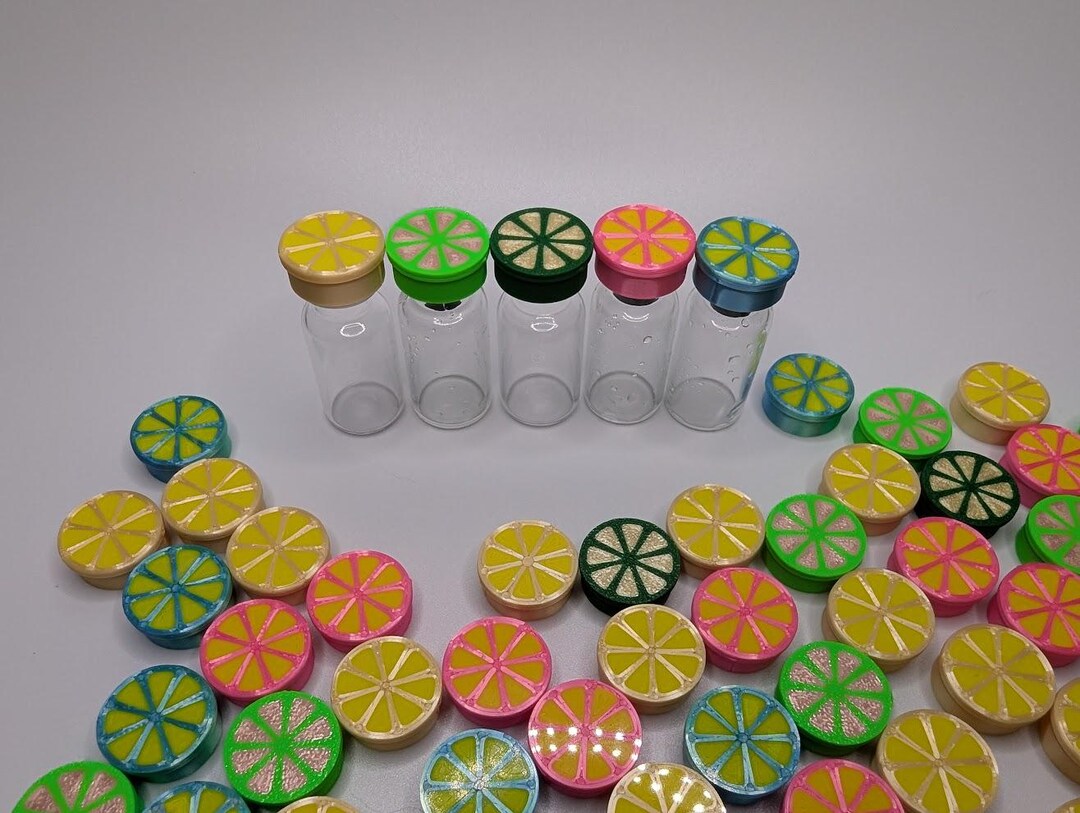 LEMON LIDS! 3ml Vial Cap (10 Count) Fits 1-4ml - Etsy
