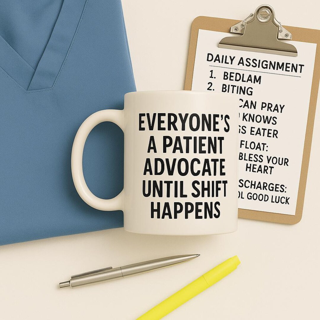 Funny Nurse Mug: Patient Advocate Humor Gift - Custom Name Option - Etsy
