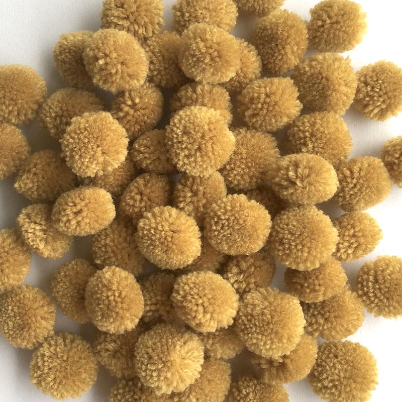 Gold Pom Pom - Etsy