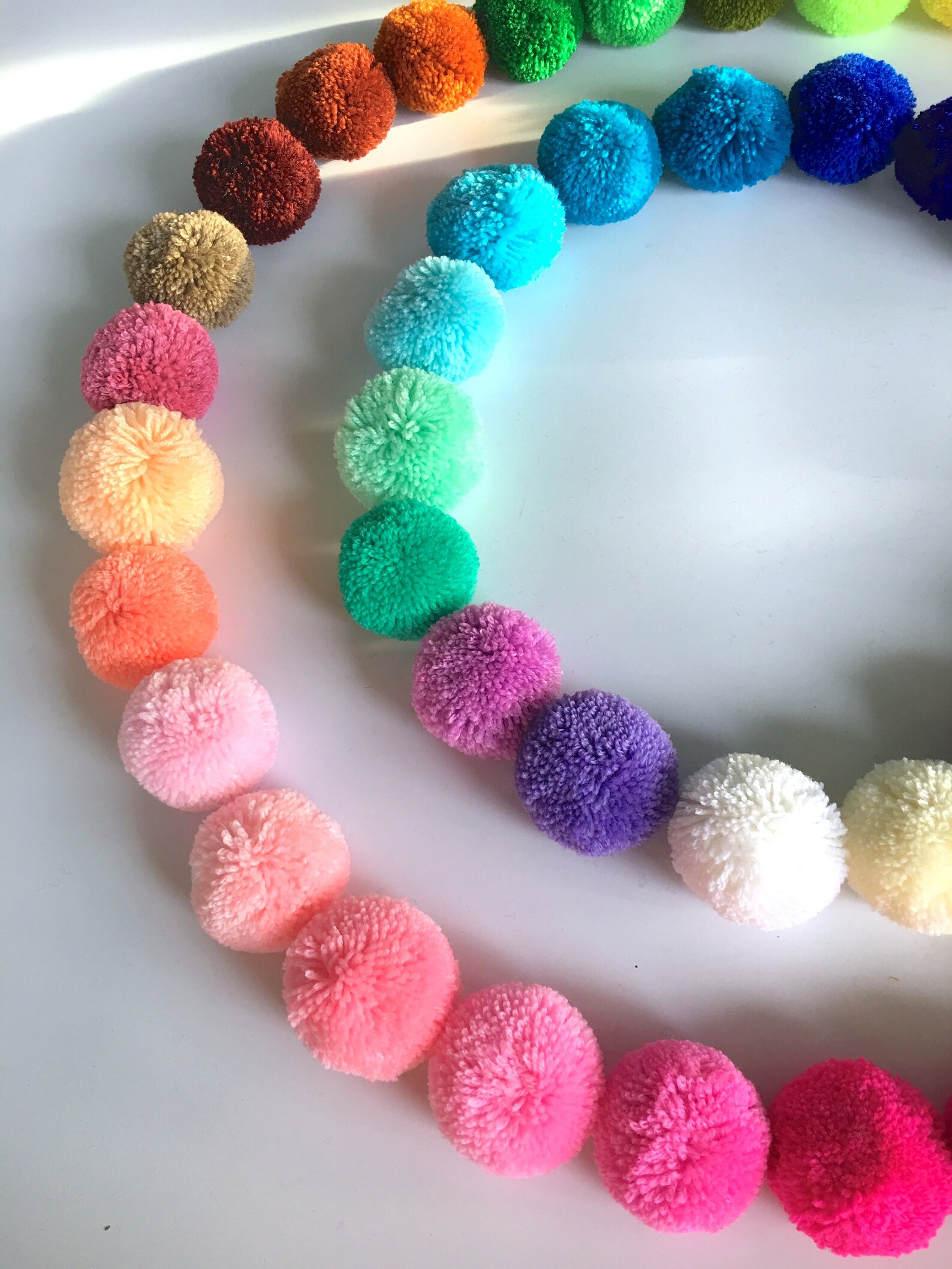 Light Turquoise Big Pom Poms 10 Pieces 2 Inches Boho Decor - Etsy