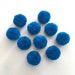 Ocean Blue Big Pom Pom 2 Inches Boho Decor Party Decor Yarn - Etsy