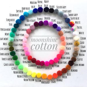 Pastel Color Yarn Pom Poms 1 Inch, Decorative Ball, Jewelry Making ...