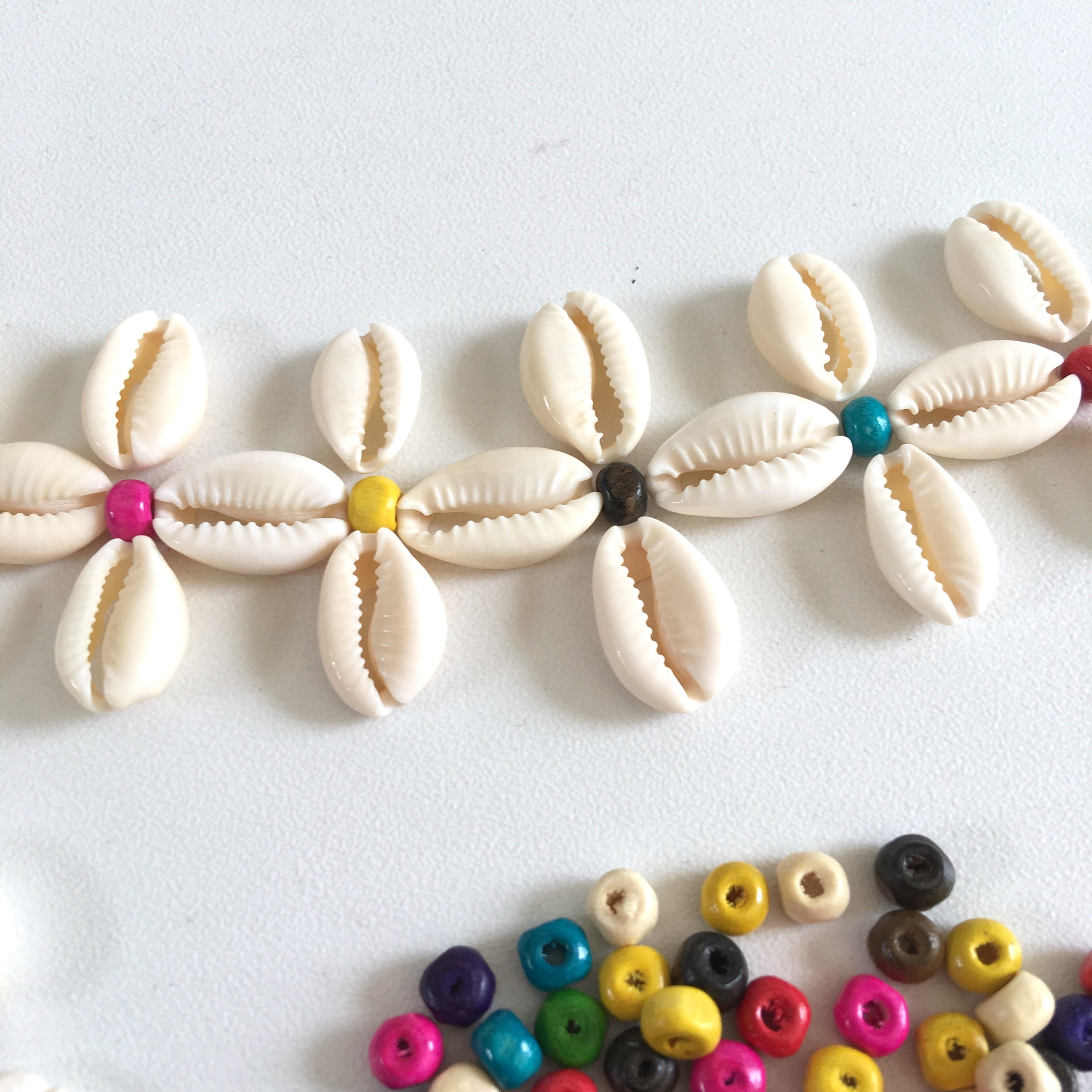50 Grams Cowrie Shells: Mixed Size, Cut Back - Boho Tribal Crafts - Etsy