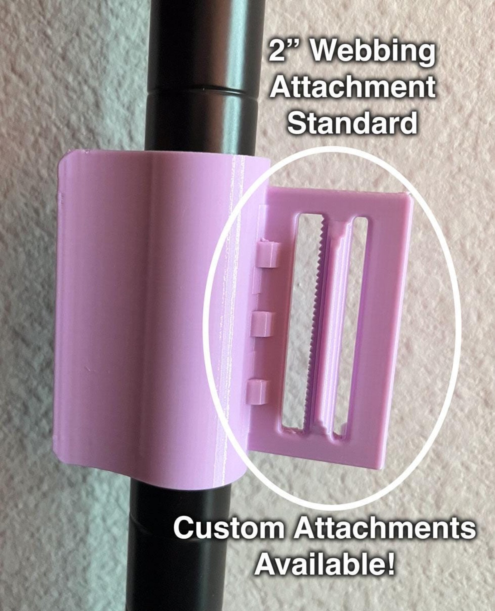 1 Wire Rack Post Clips W/ 2 Webbing Loop PAIR - Etsy