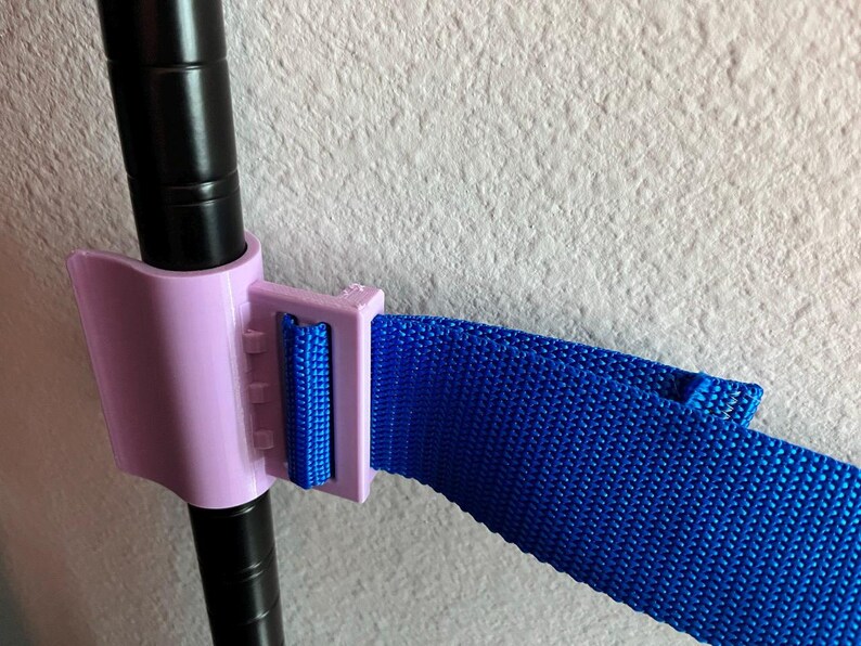 1 Wire Rack Post Clips W/ 2 Webbing Loop PAIR - Etsy