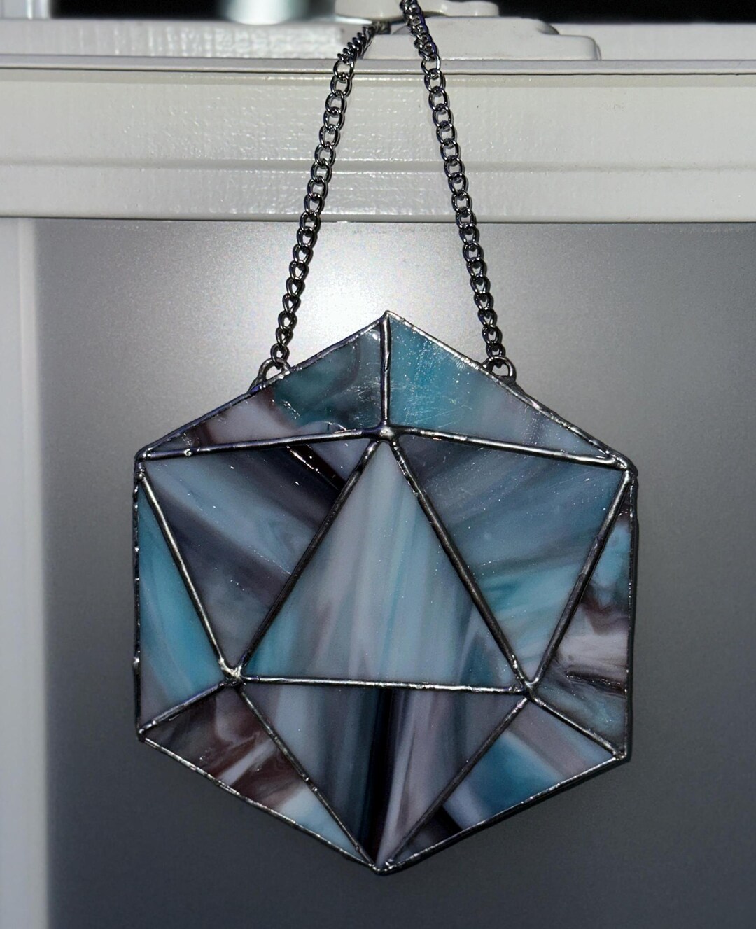 Stained Glass D20 Die/dice - Etsy