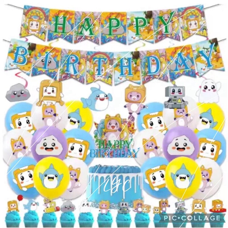 Lankybox Birthday Party Supplies - Etsy