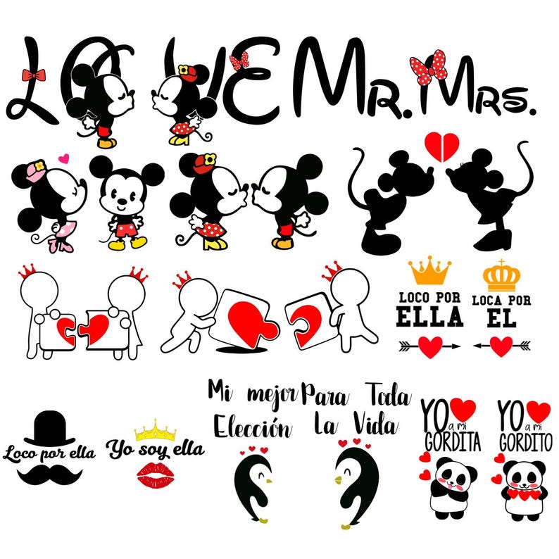 Parejas día de san Valentín png, 14 de febrero, Bundle x86 Diseños PNG ...