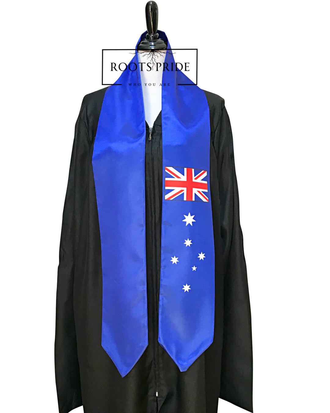DOUBLE SIDED Australia Flag Graduation Stole / Australia Flag Sash ...