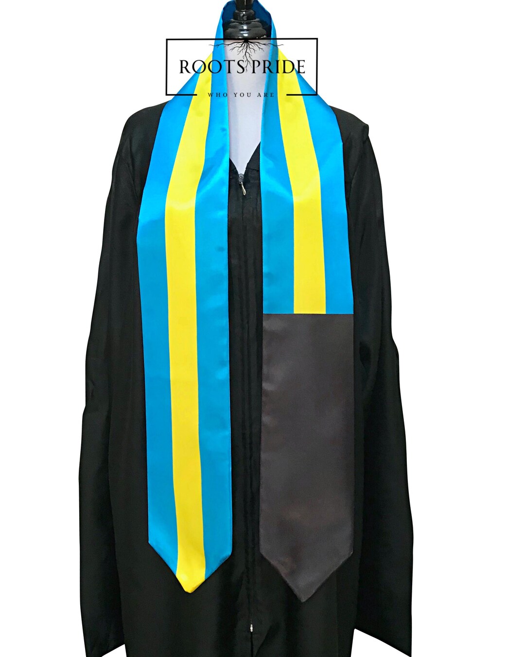 DOUBLE SIDED Bahamas Flag Graduation Stole / Bahamas Flag Sash ...