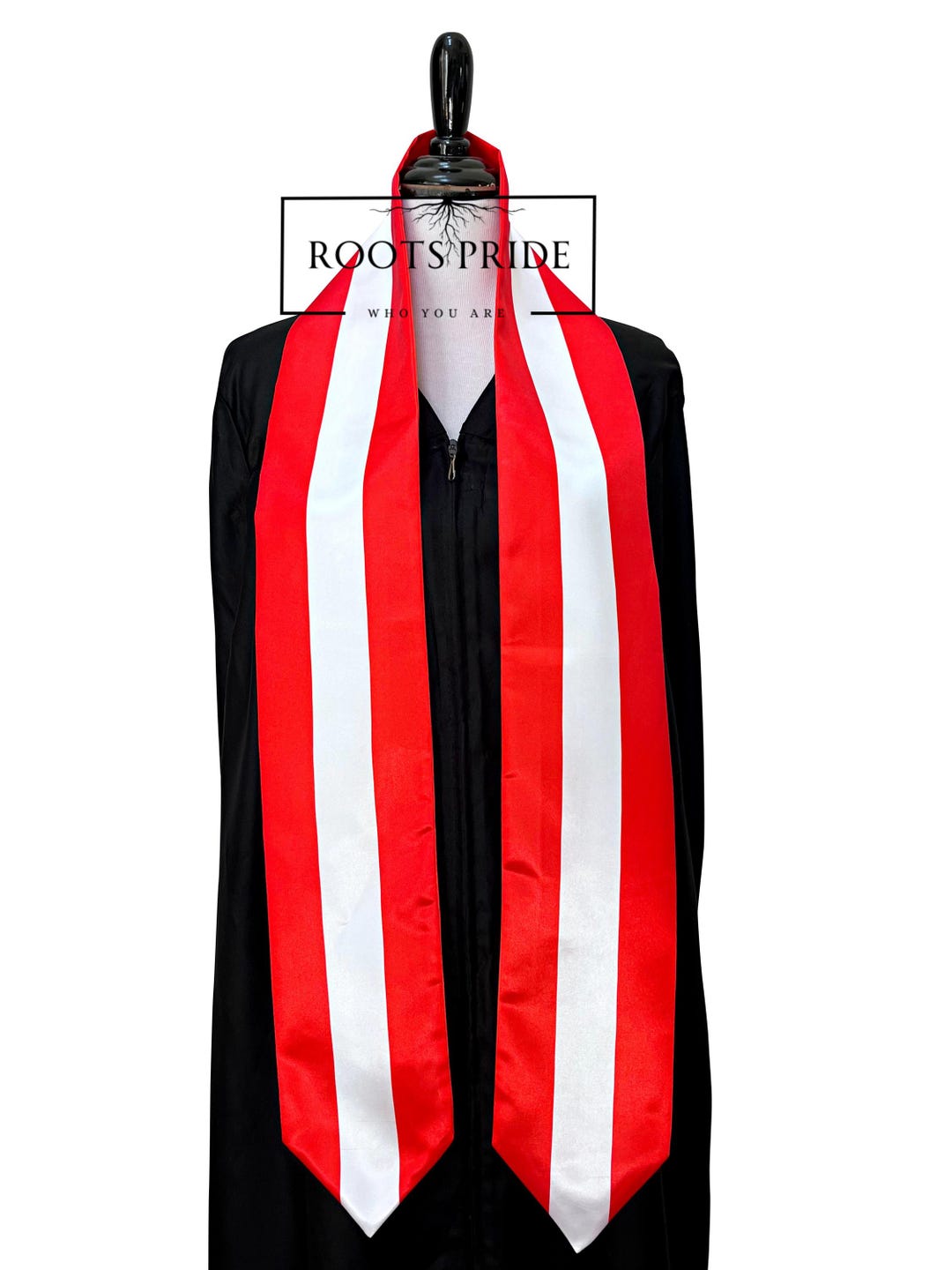 DOUBLE SIDED Austria Flag Graduation Stole / Austria Flag Sash ...