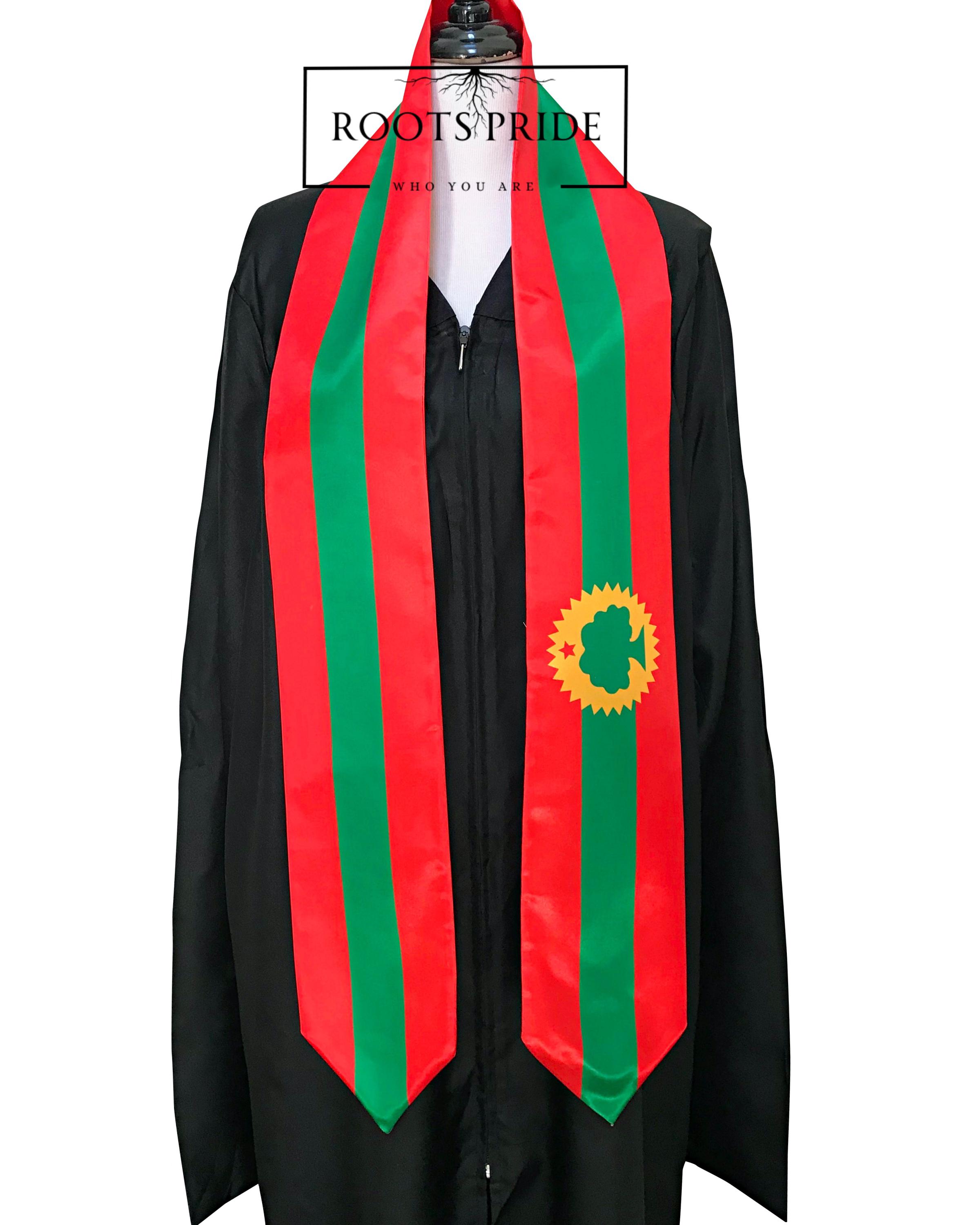 DOUBLE SIDED Oromia Flag Graduation Stole / Oromia Flag Sash ...