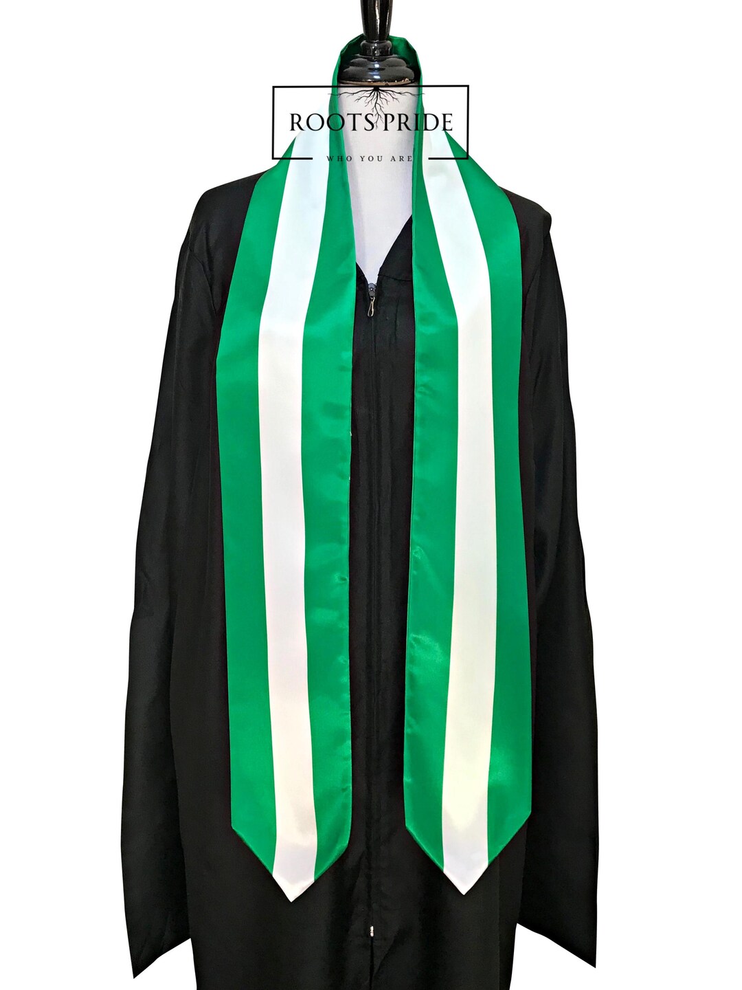 DOUBLE SIDED Nigeria Flag Graduation Stole / Nigeria Flag Sash ...