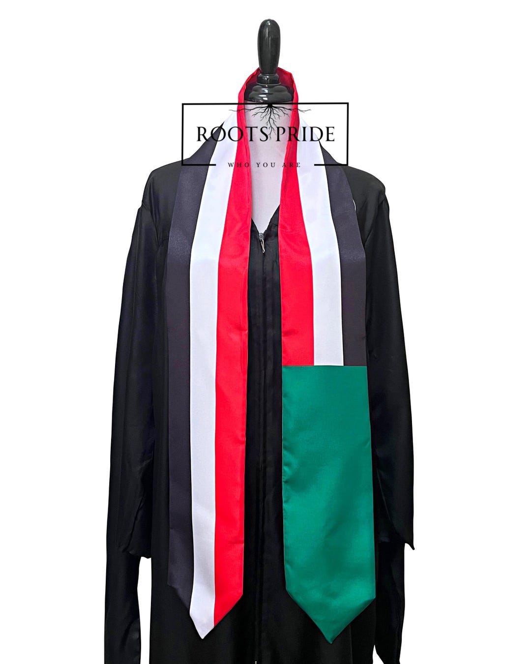 DOUBLE SIDED North Sudan Flag Graduation Stole / North Sudan Flag Sash ...
