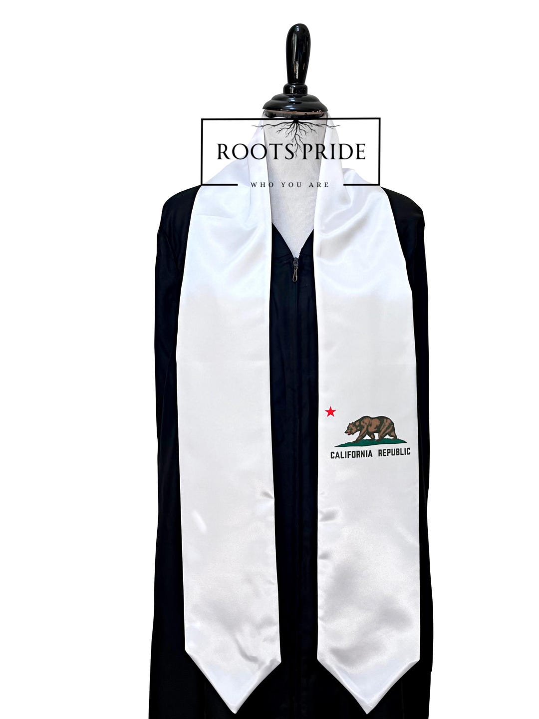 DOUBLE SIDED California Flag Graduation Stole / California State Flag ...