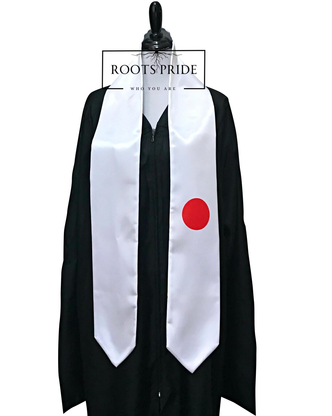 DOUBLE SIDED Japan Flag Graduation Stole / Japan Flag Sash / Japanese ...