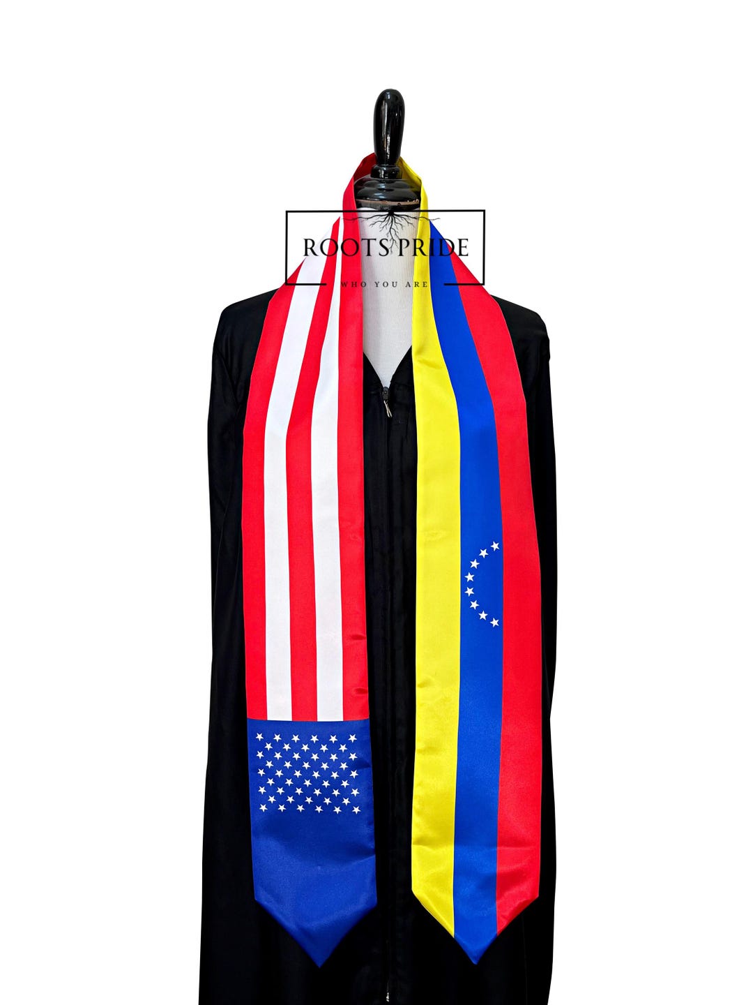 Venezuelan American Mix Flags Graduation Stole / United States ...