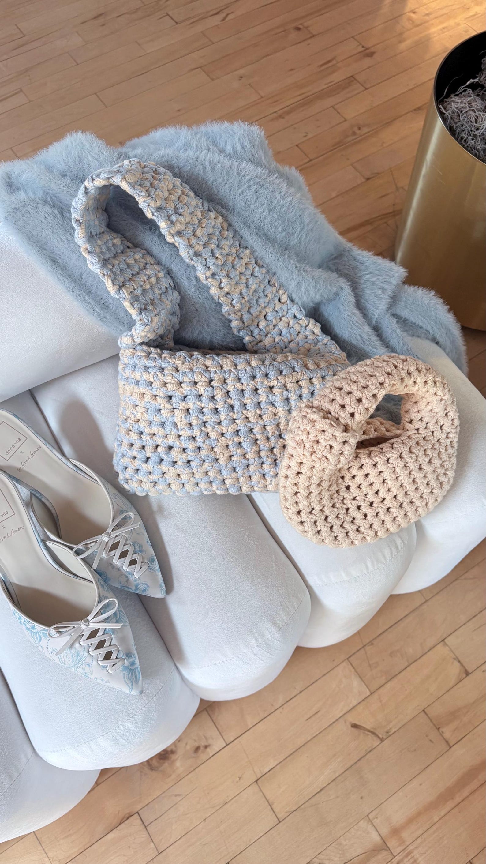 The MINI Knot Bag, Crochet Handbag by Txtle, Luxury Designer Bag, Women ...