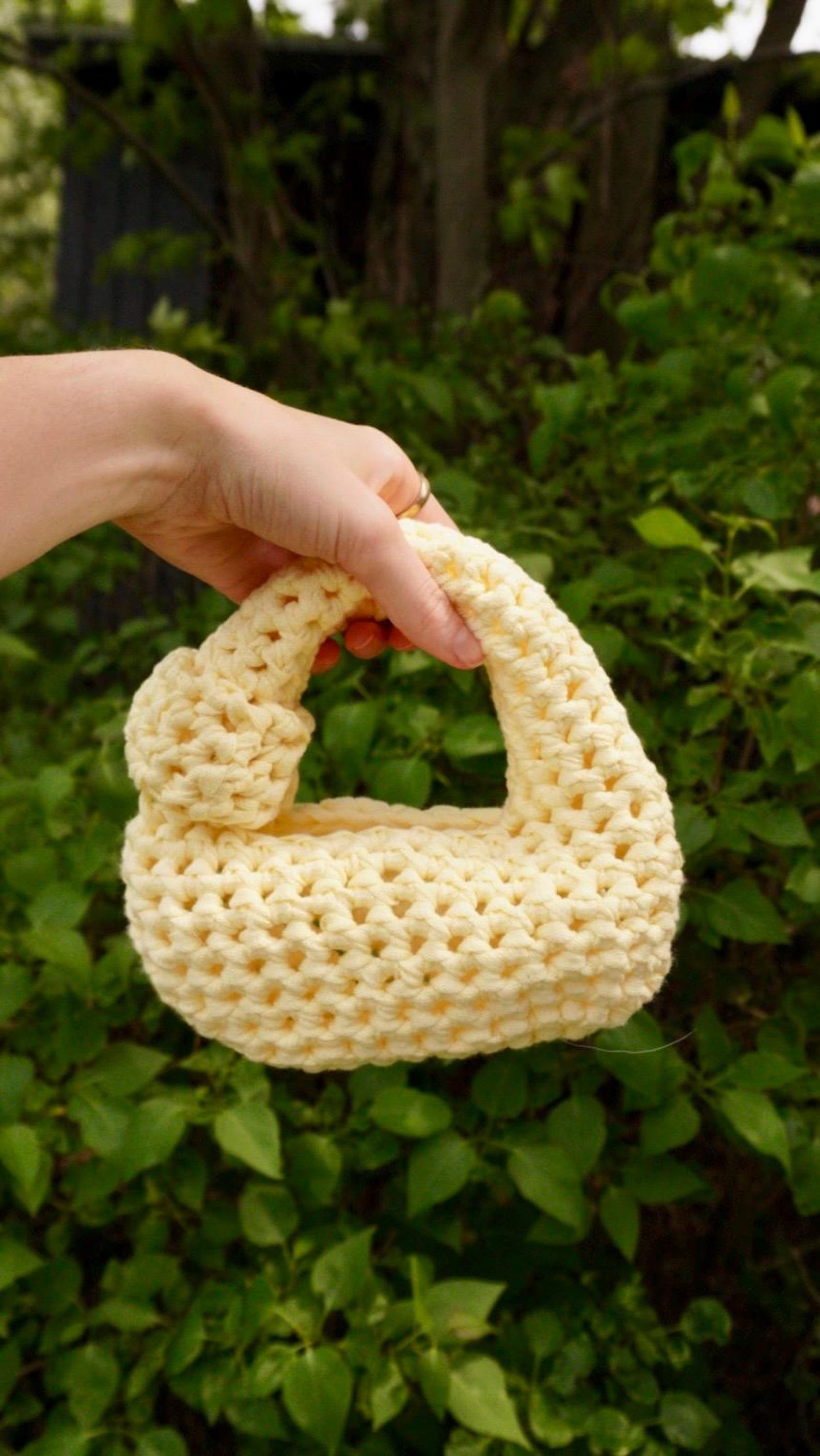 The MINI Knot Bag, Crochet Handbag by Txtle, Luxury Designer Bag, Women ...