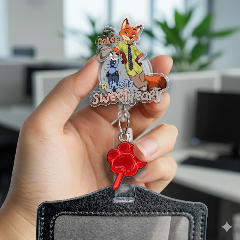 Flash Zootopia Badge Reel - Etsy