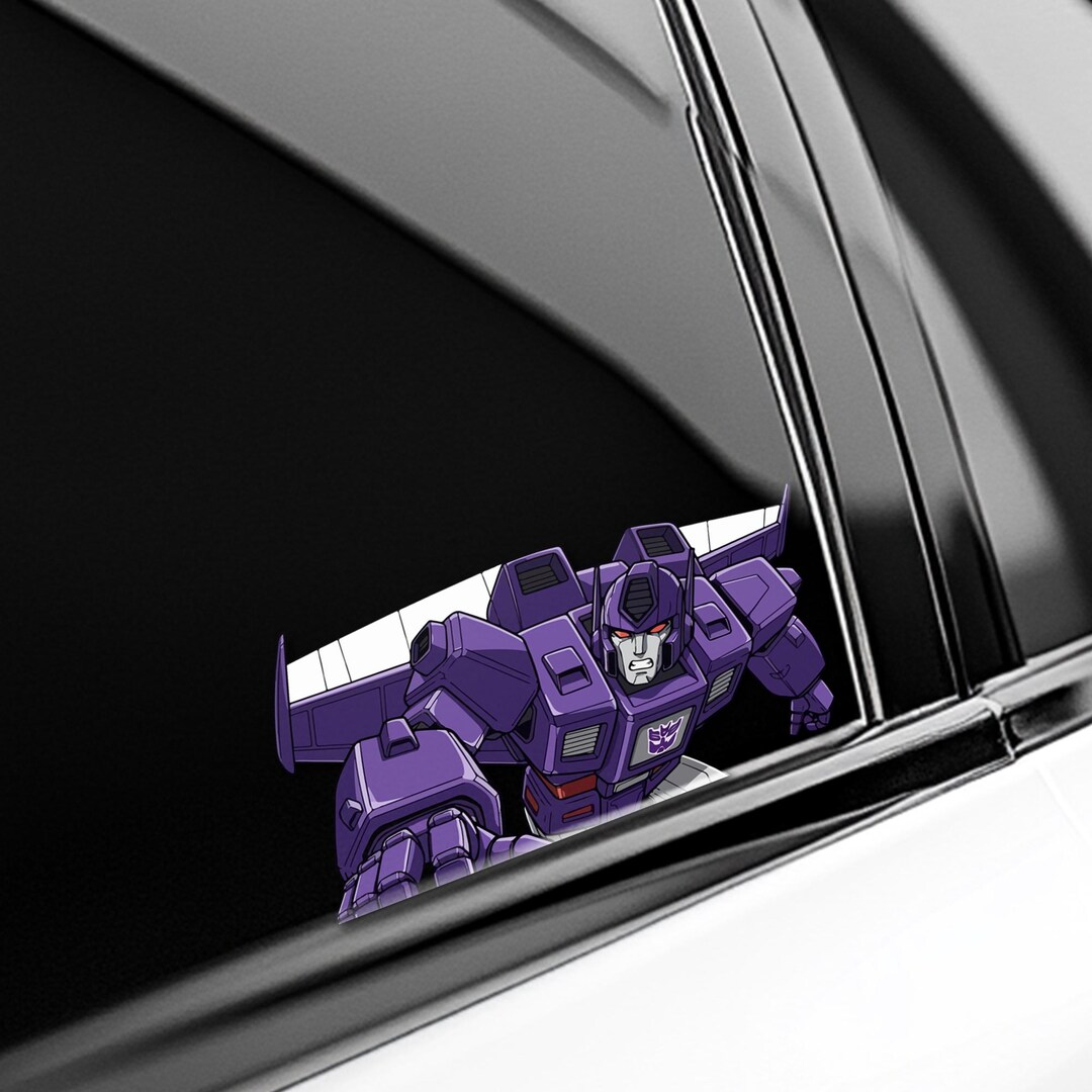 Transformers Peeker Peeking Car Window Decals - Bumper Waterproof ...