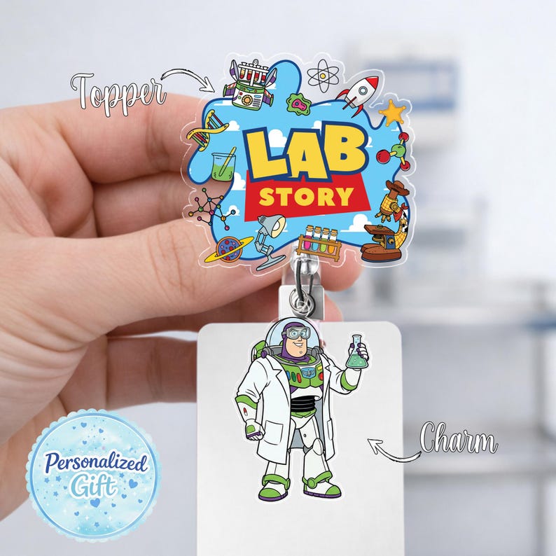 Lab Week 2026 Badge Reel, Lab Story Woody Jessie Theme, Badge Holder ...