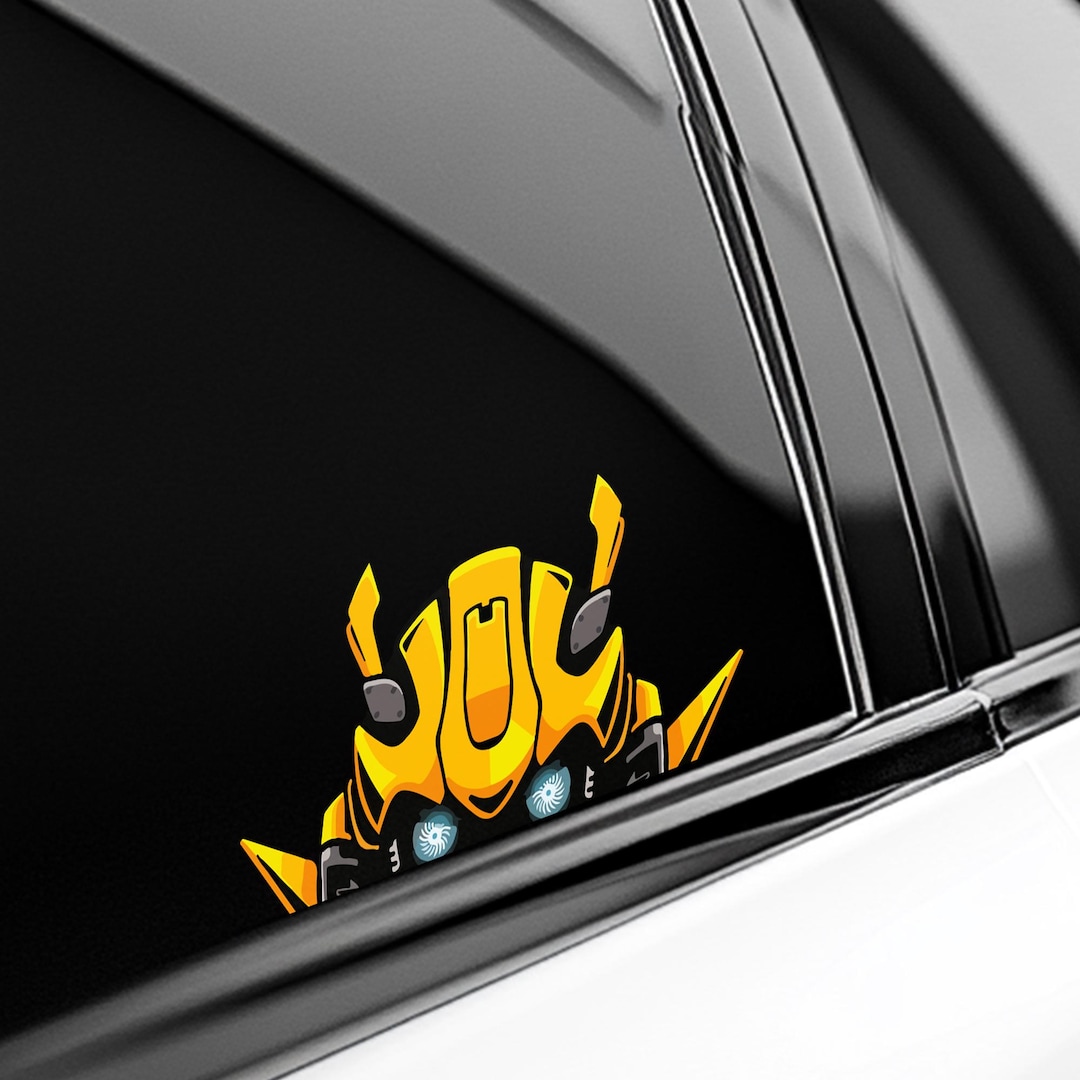 Bumble Bee Peeker Peeking Car Window Decals - Bumper Waterproof ...