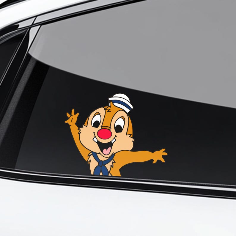 Dale Peekaboo Peeker Peeking Car Window Decals - Bumper Vinyl Stickers ...