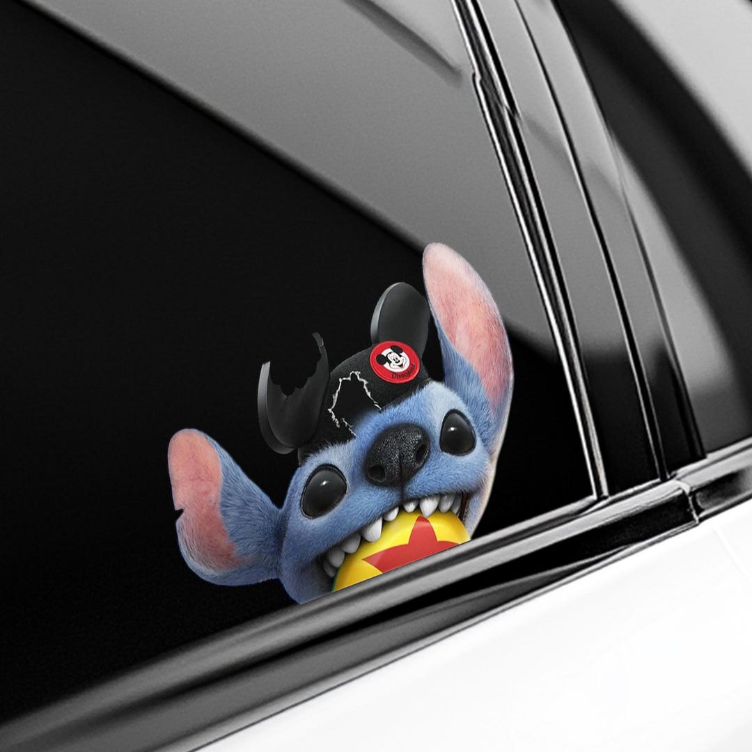 Disney Lilo N Stitch Movie 2025 Peeker Peeking Car Window Decals ...